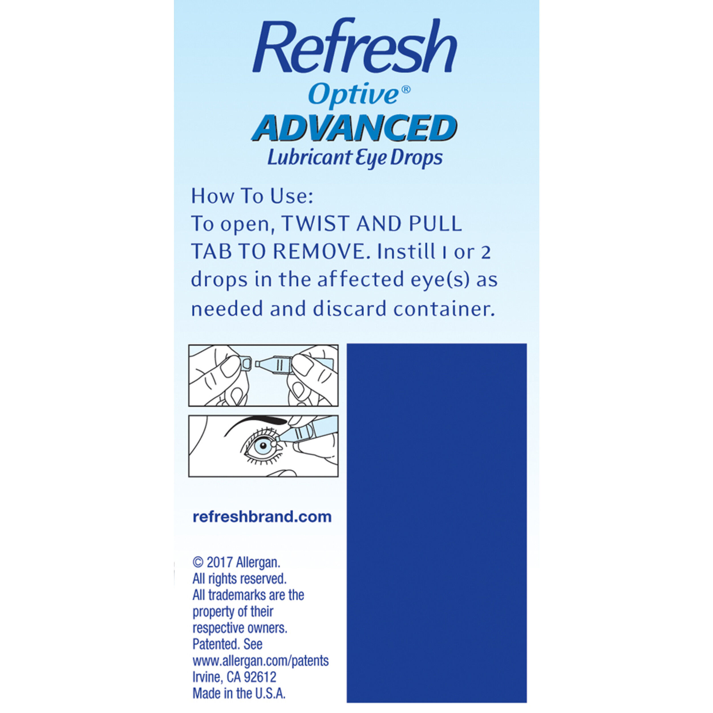 REFRESH OPTIVE® ADVANCED Preservative-Free - Shop REFRESH®