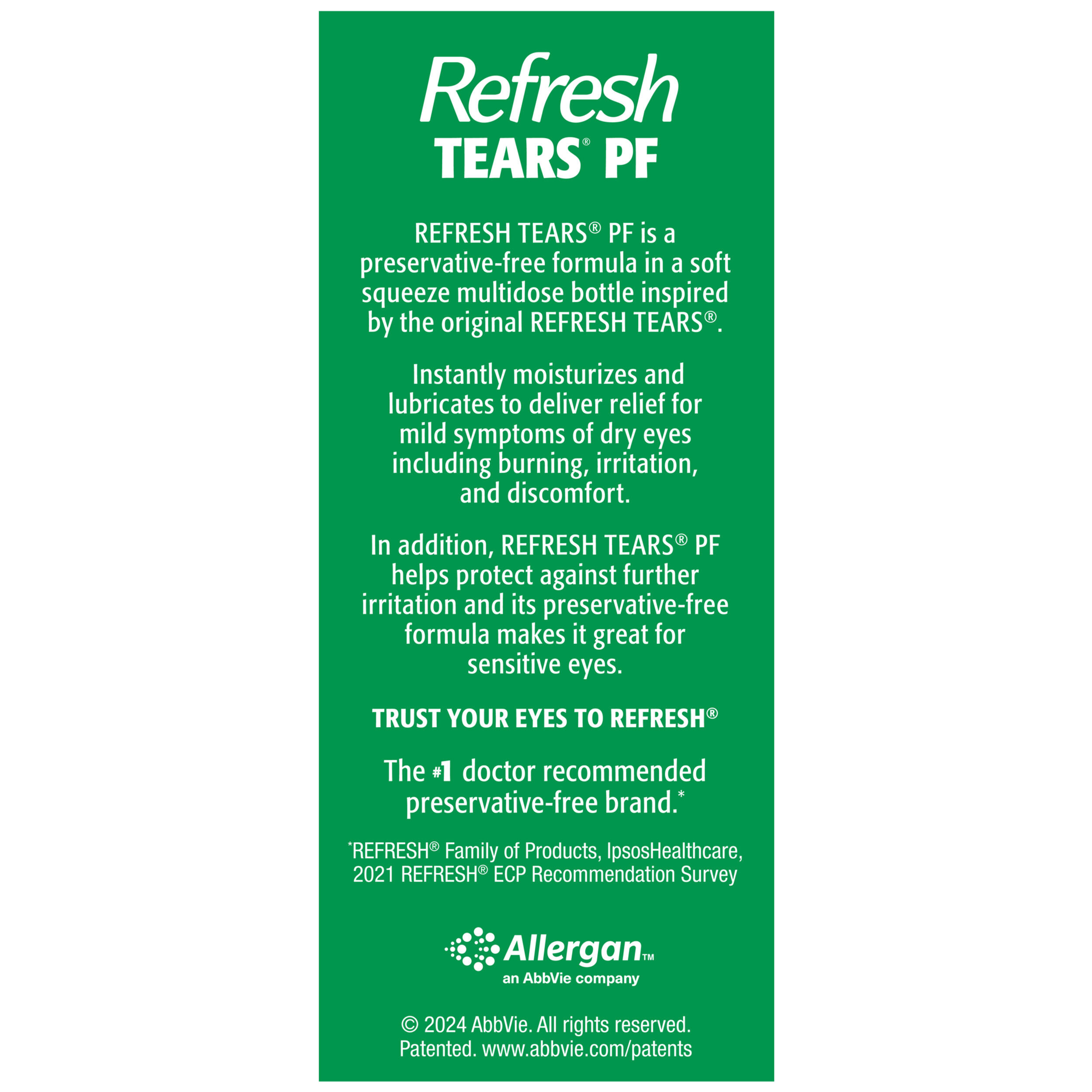 REFRESH TEARS PRESERVATIVE-FREE - Shop REFRESH®
