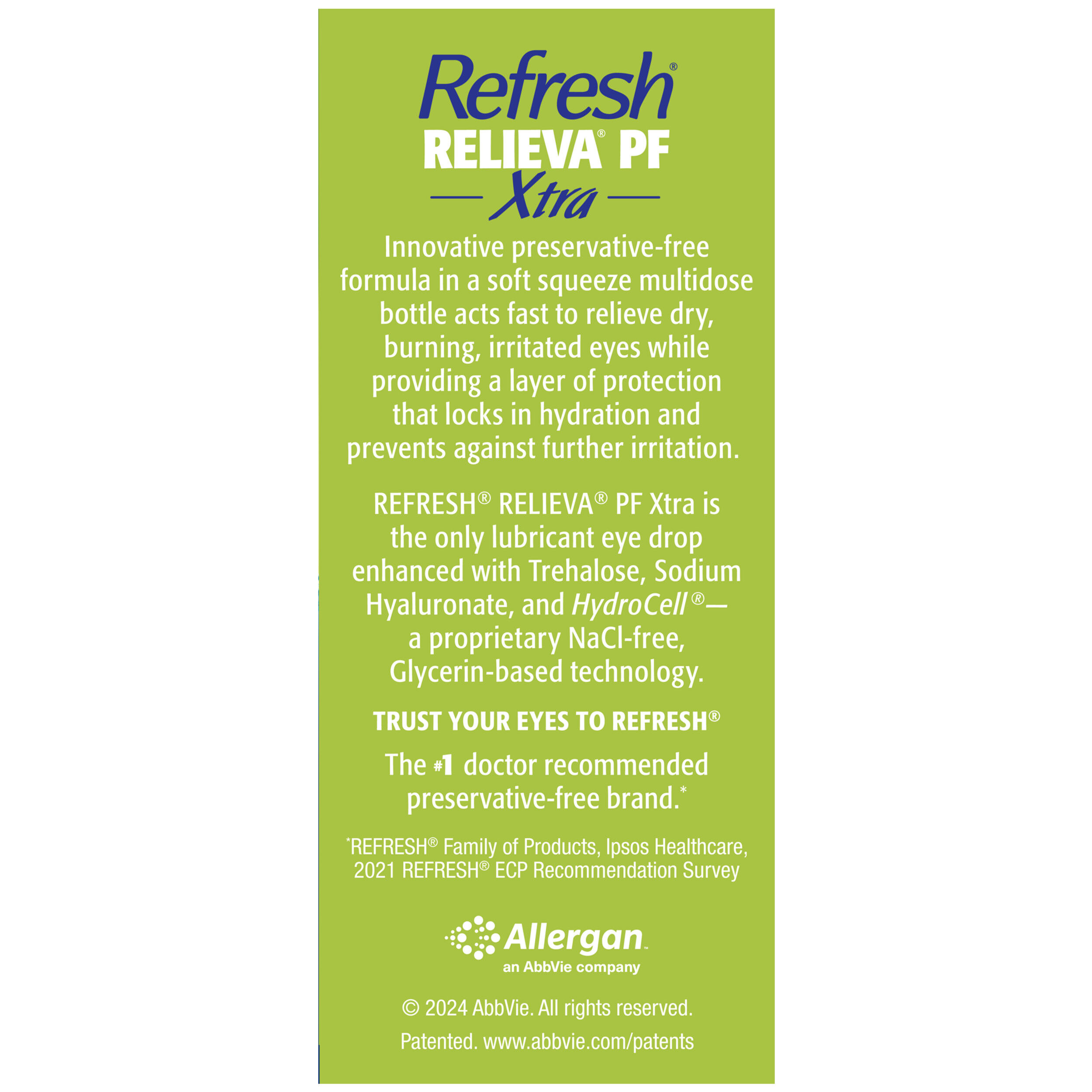 REFRESH RELIEVA XTRA PRESERVATIVE-FREE - Shop REFRESH®
