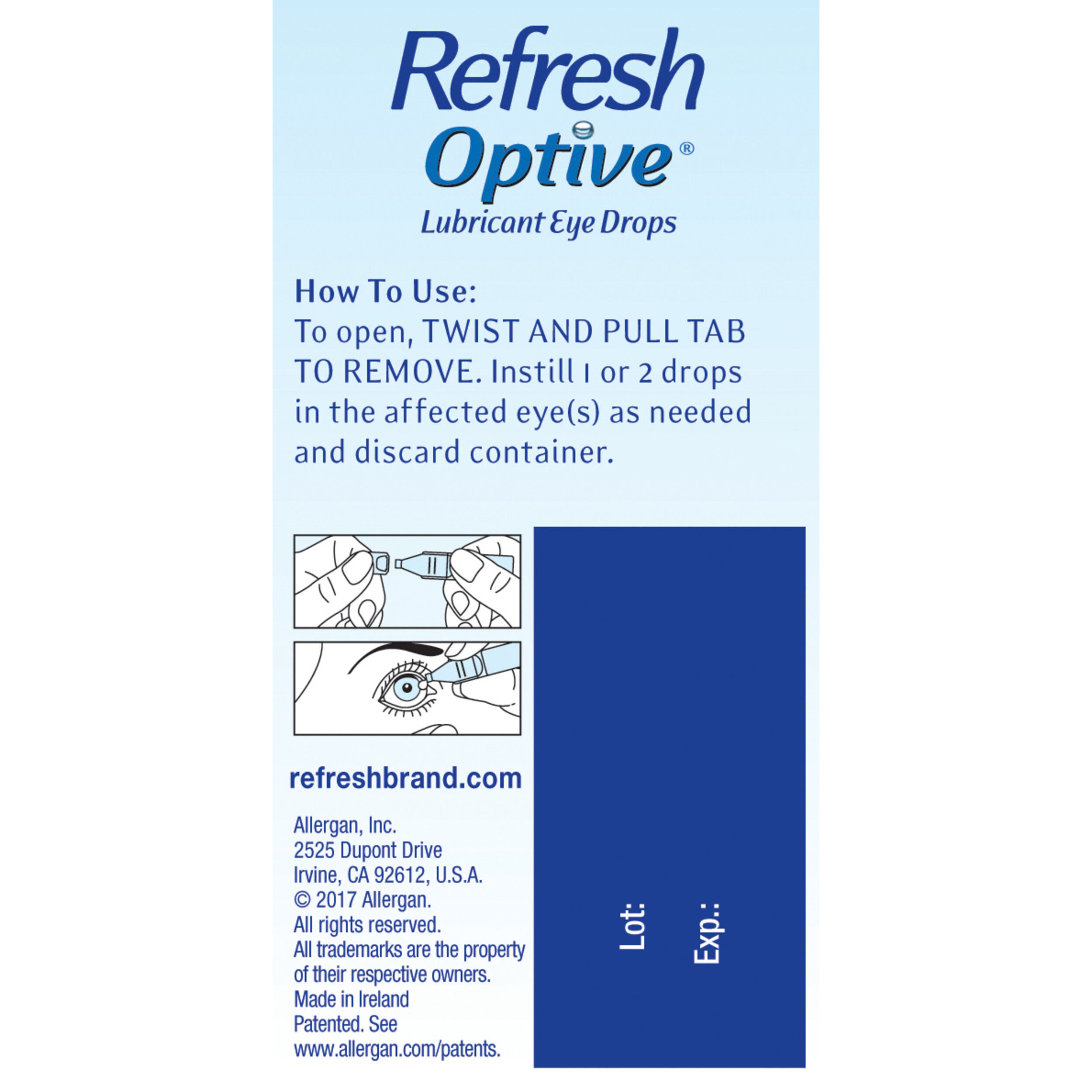 REFRESH OPTIVE® Preservative-Free - Shop REFRESH®
