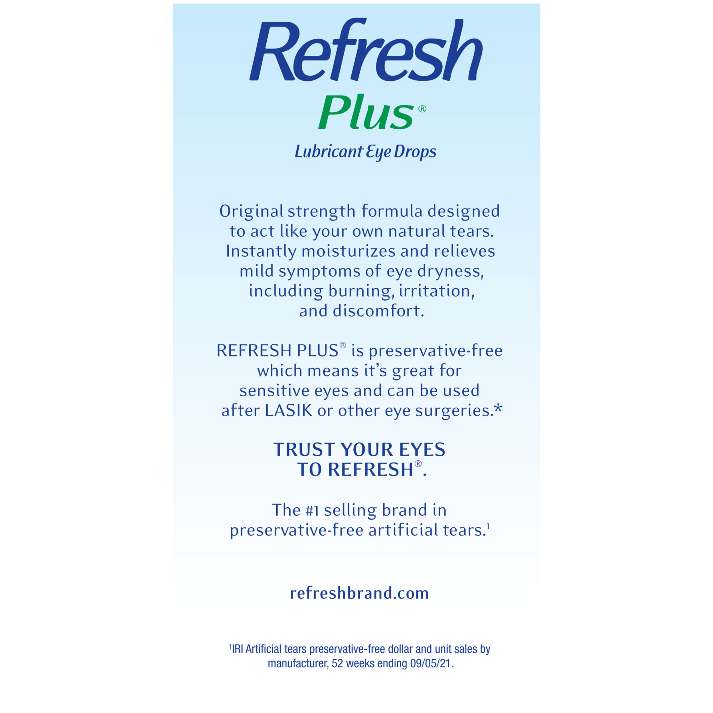 REFRESH PLUS® Lubricant Eye Drops - Shop now!
