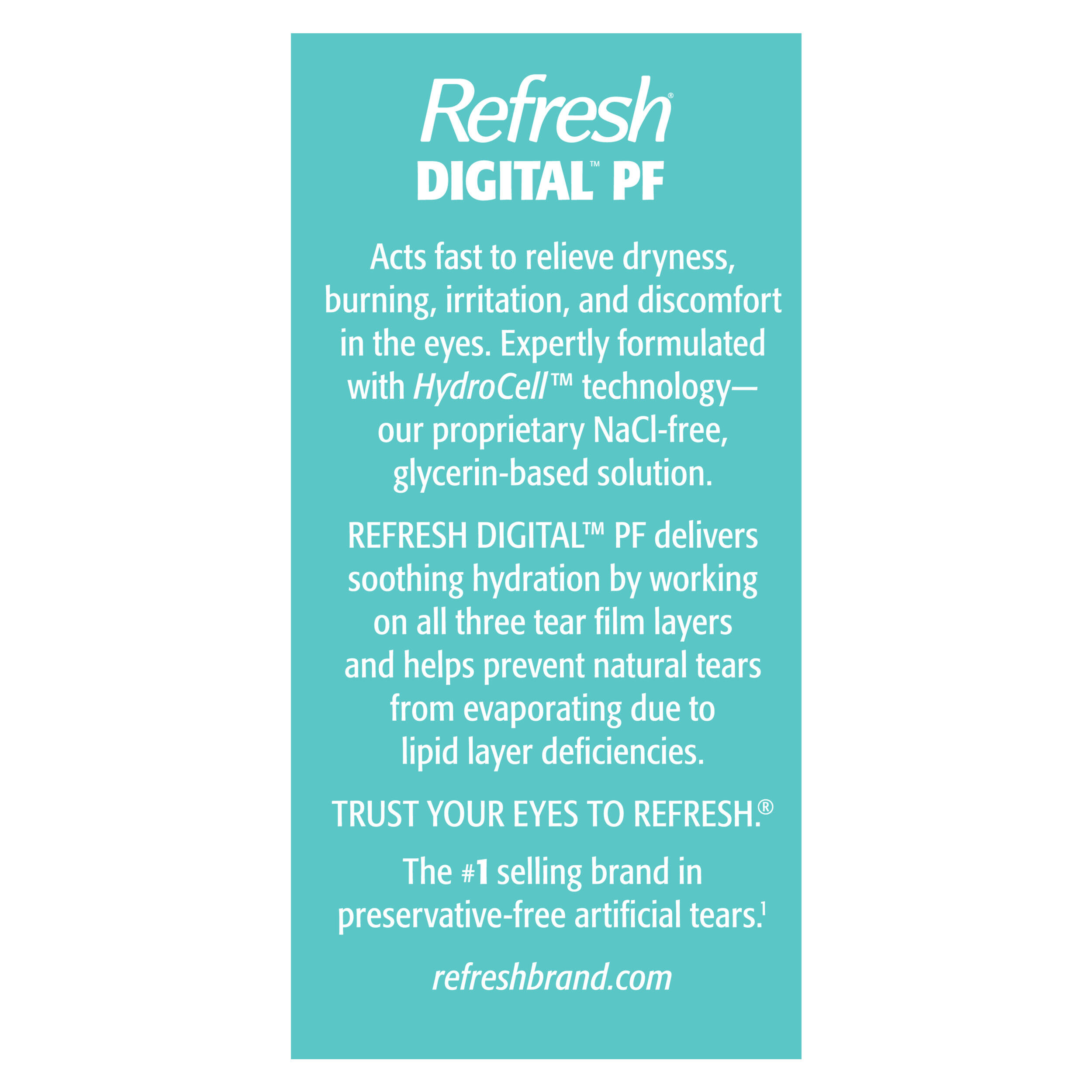 REFRESH DIGITAL® PF Lubricant Eye Drops
