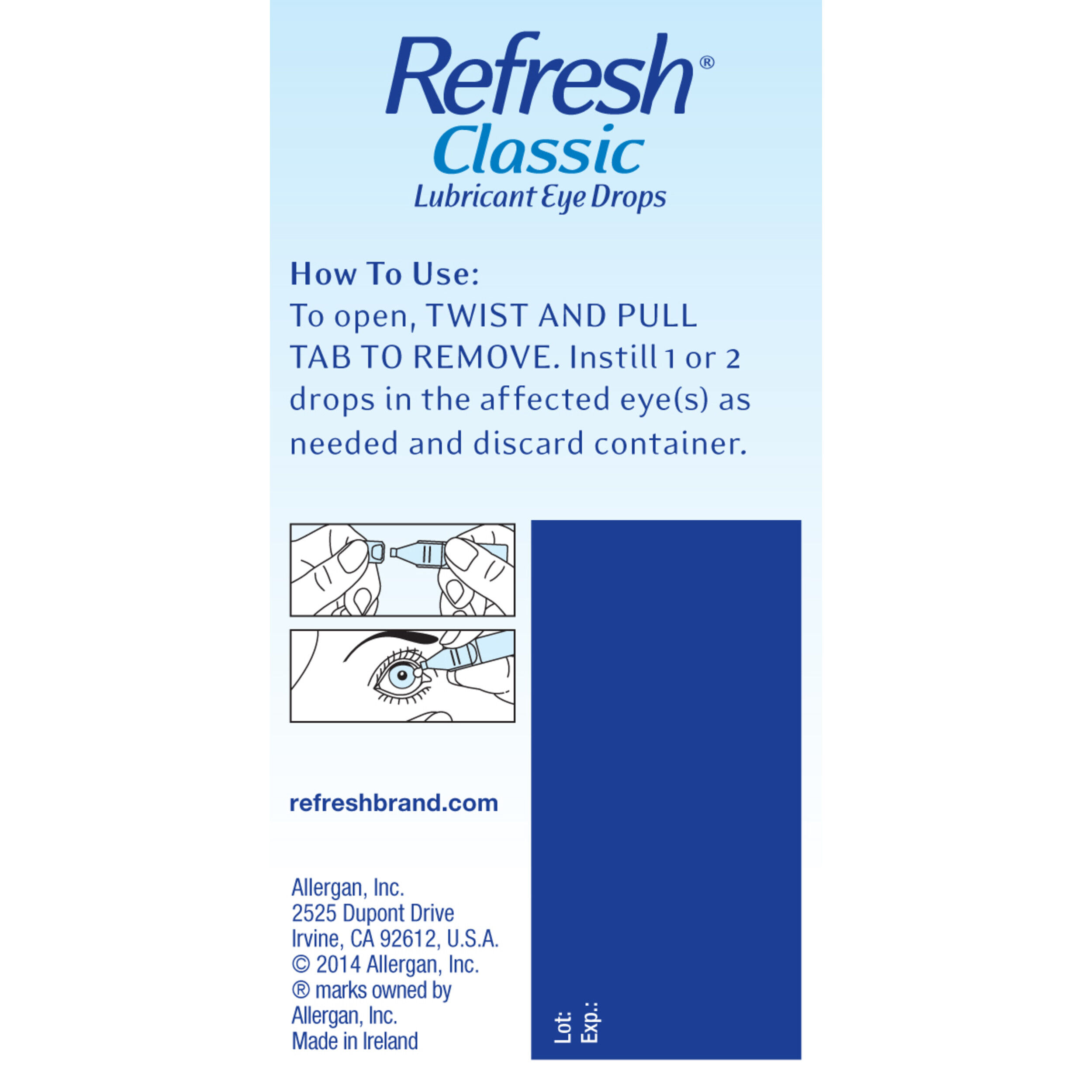 REFRESH® CLASSIC Lubricant Eye Drops